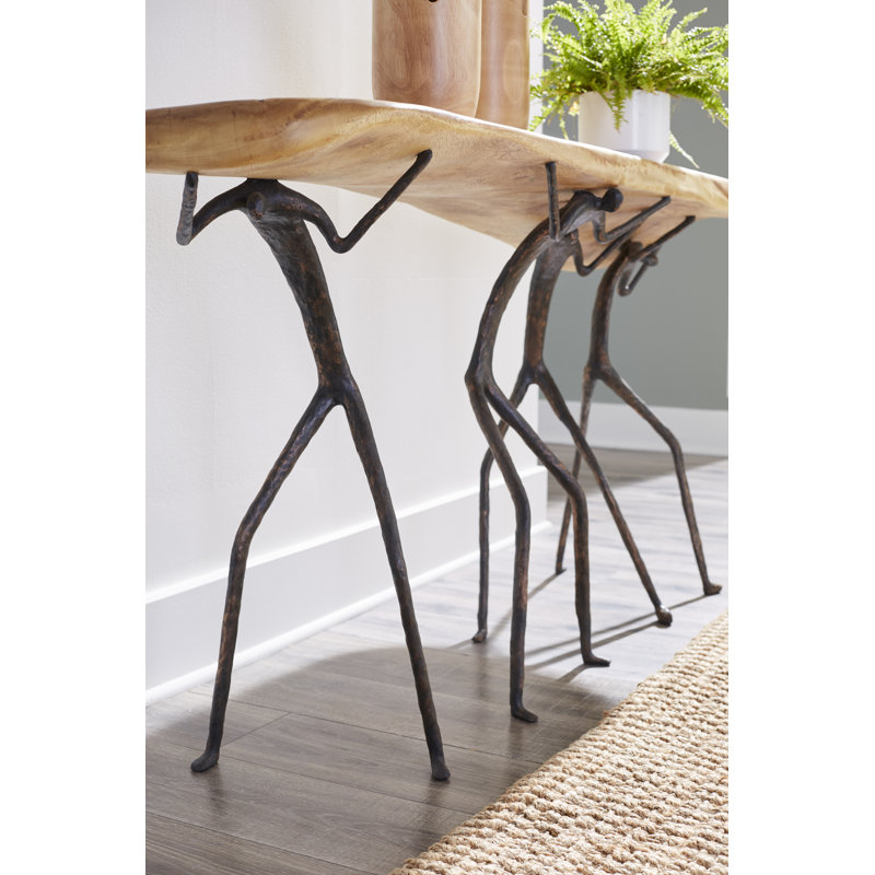 Phillips Collection Atlas Console Table, Natural Finish & Reviews ...