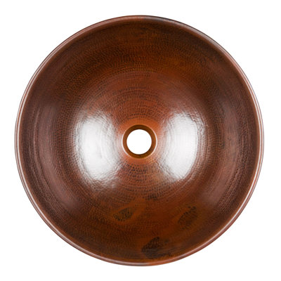 Sinkology Hubble 16" Vessel Bathroom Sink in Copper & Reviews | Wayfair