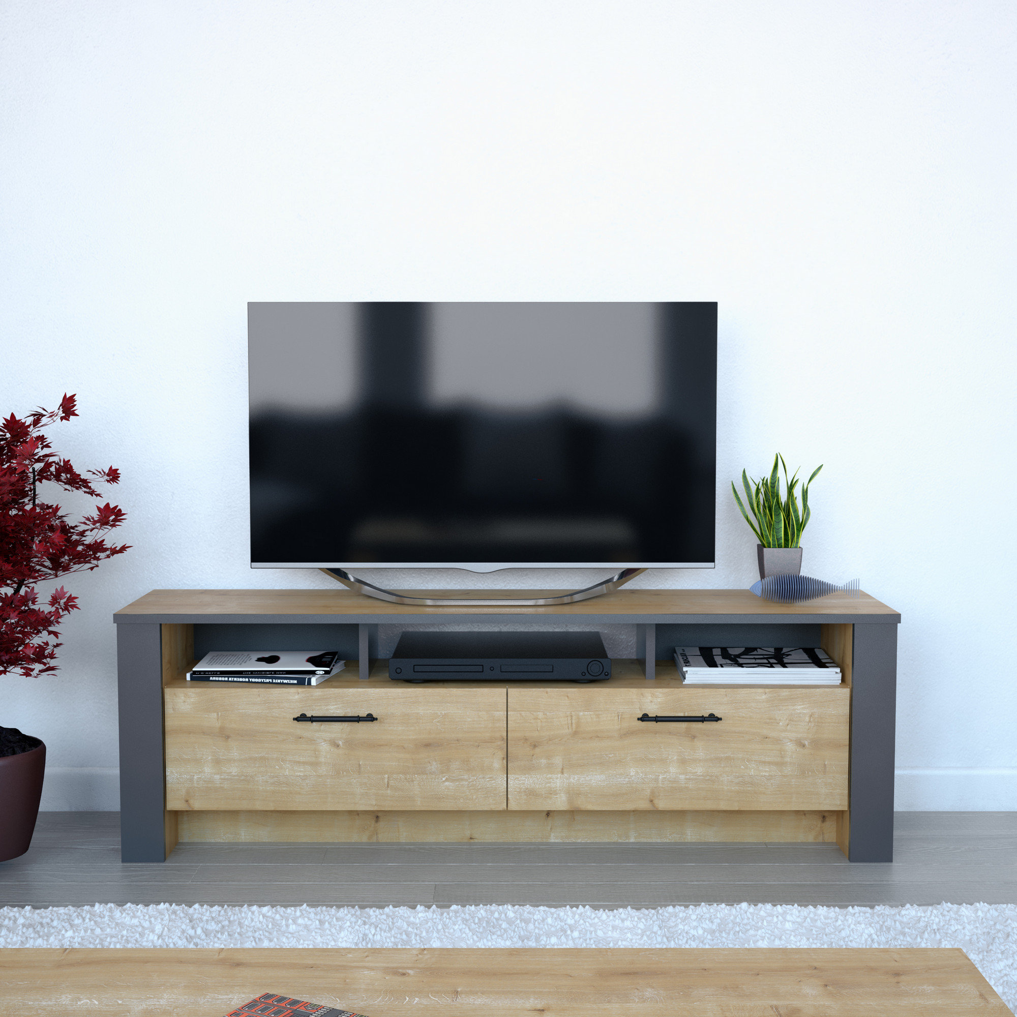 Wade Logan Aldan TV Stand for TVs up to 65" & Reviews | Wayfair.co.uk
