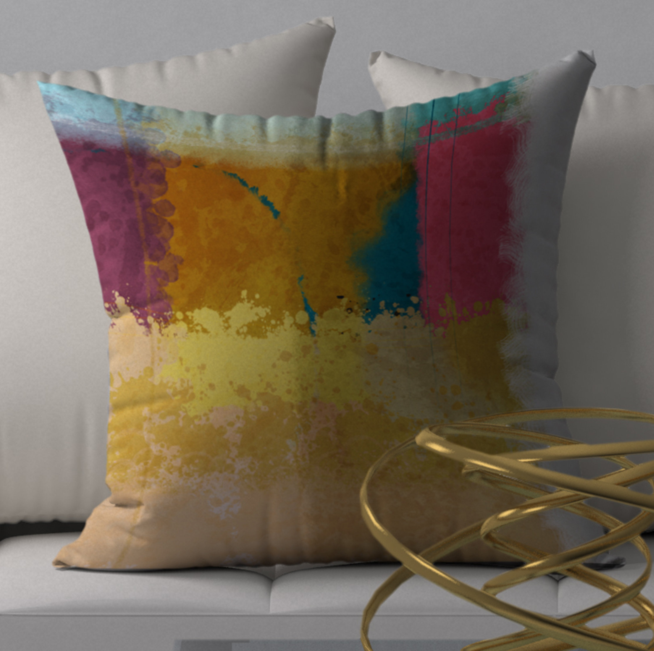 LeRoi Products Coy Spectacular Square Pillow Cover & Insert | Wayfair