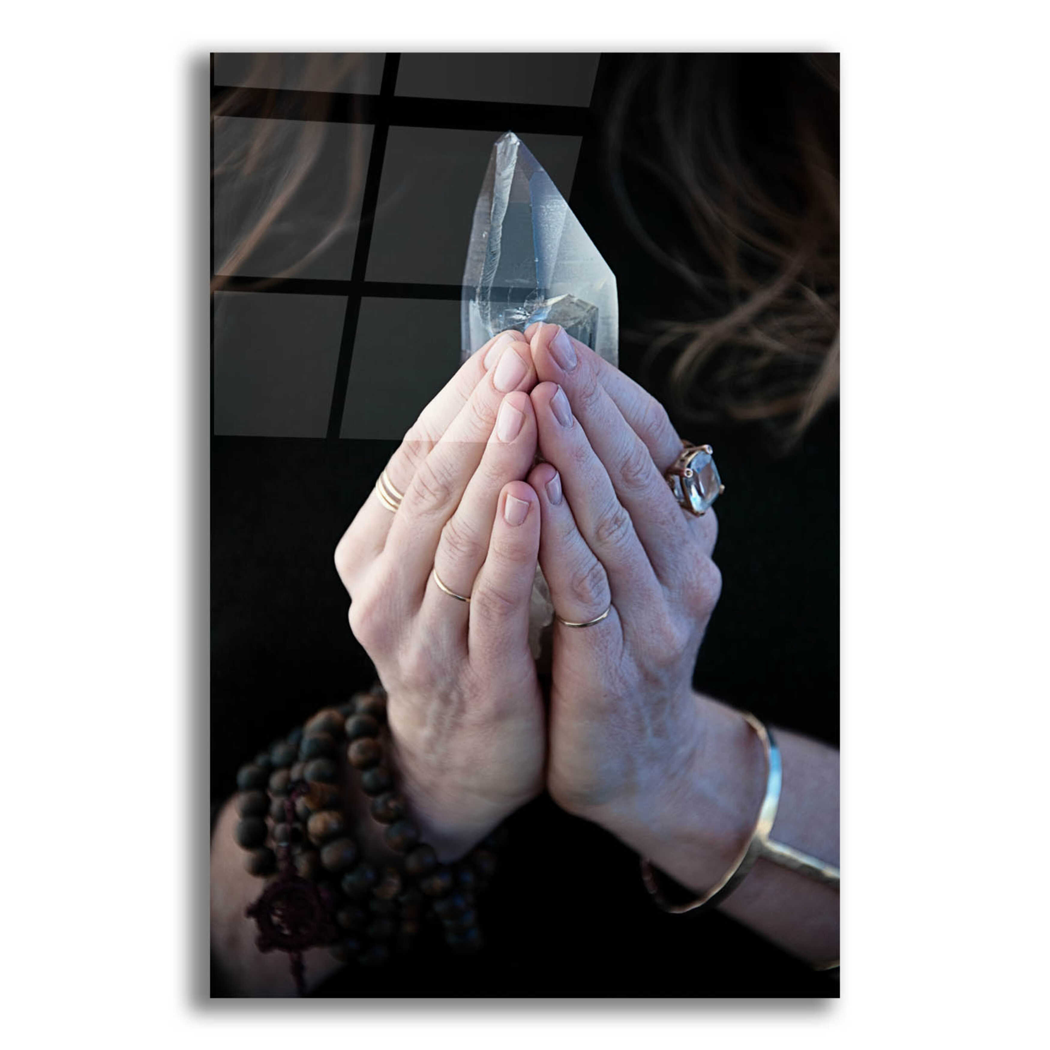 Latitude Run® 'Crystal Meditation' By Elena Ray, Acrylic Glass Wall Art ...