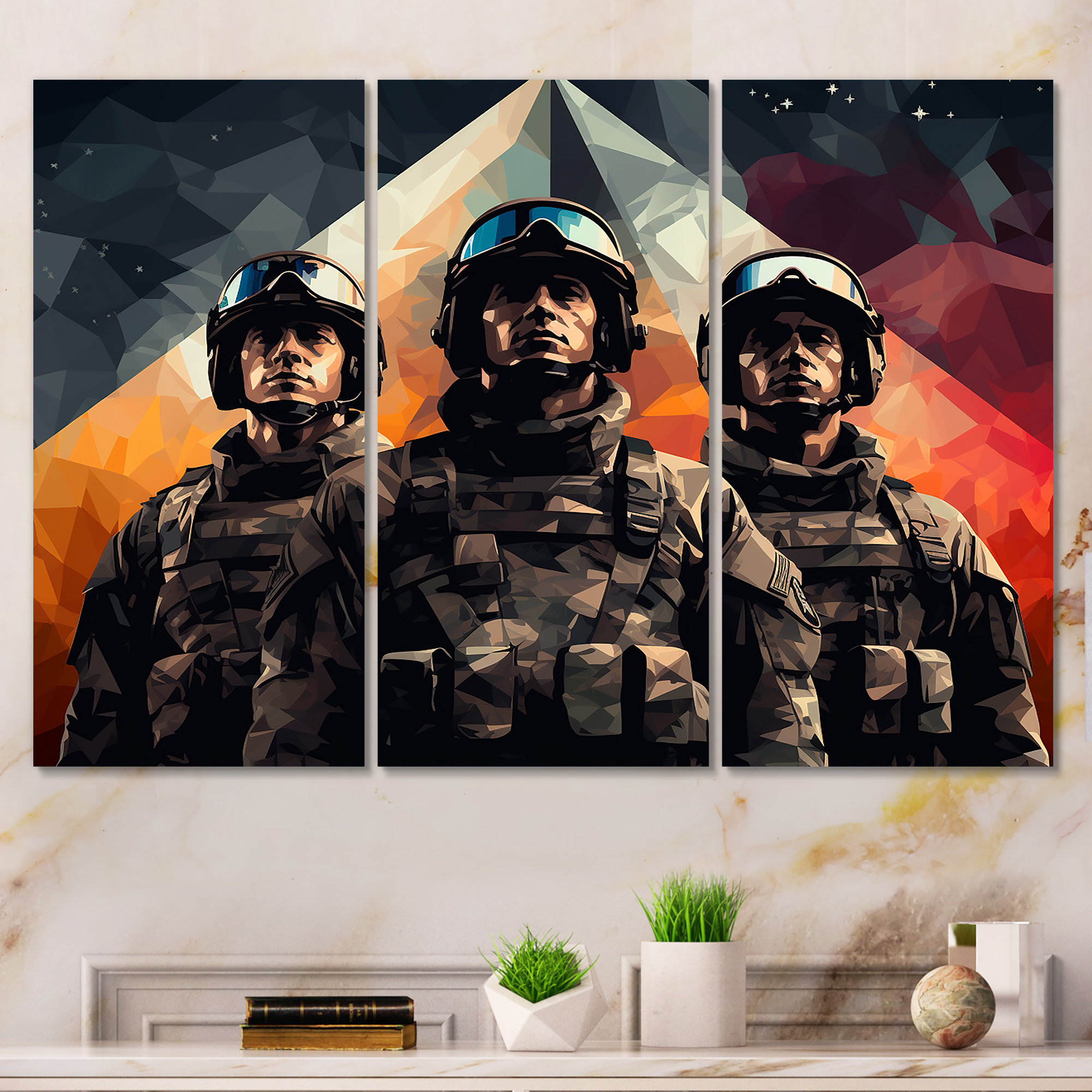 Lark Manor™ Military Precision Soldiers - Military Wall Art | Wayfair