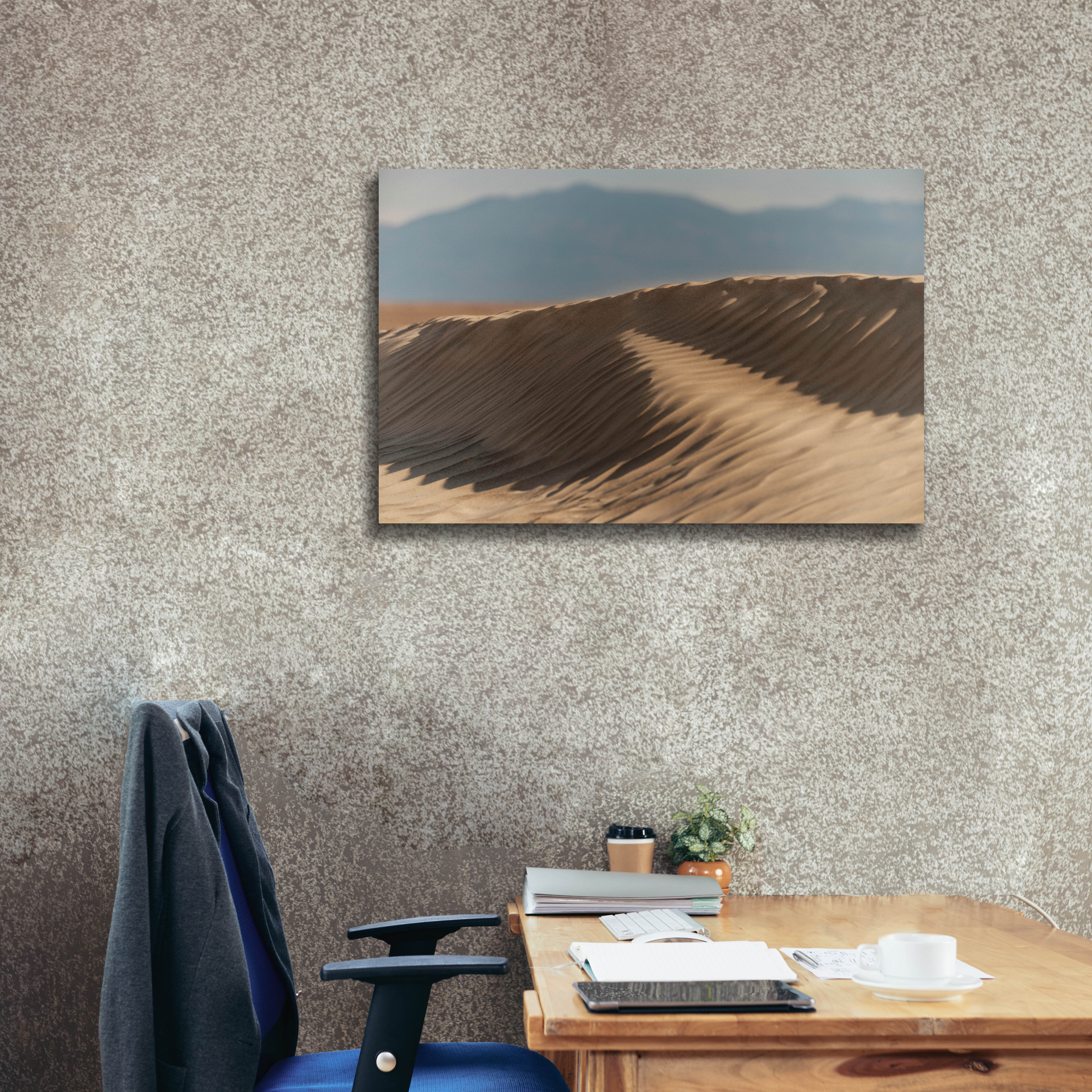 Union Rustic 'Sand Abstract' by Epic Portfolio Canvas Wall Art | Wayfair
