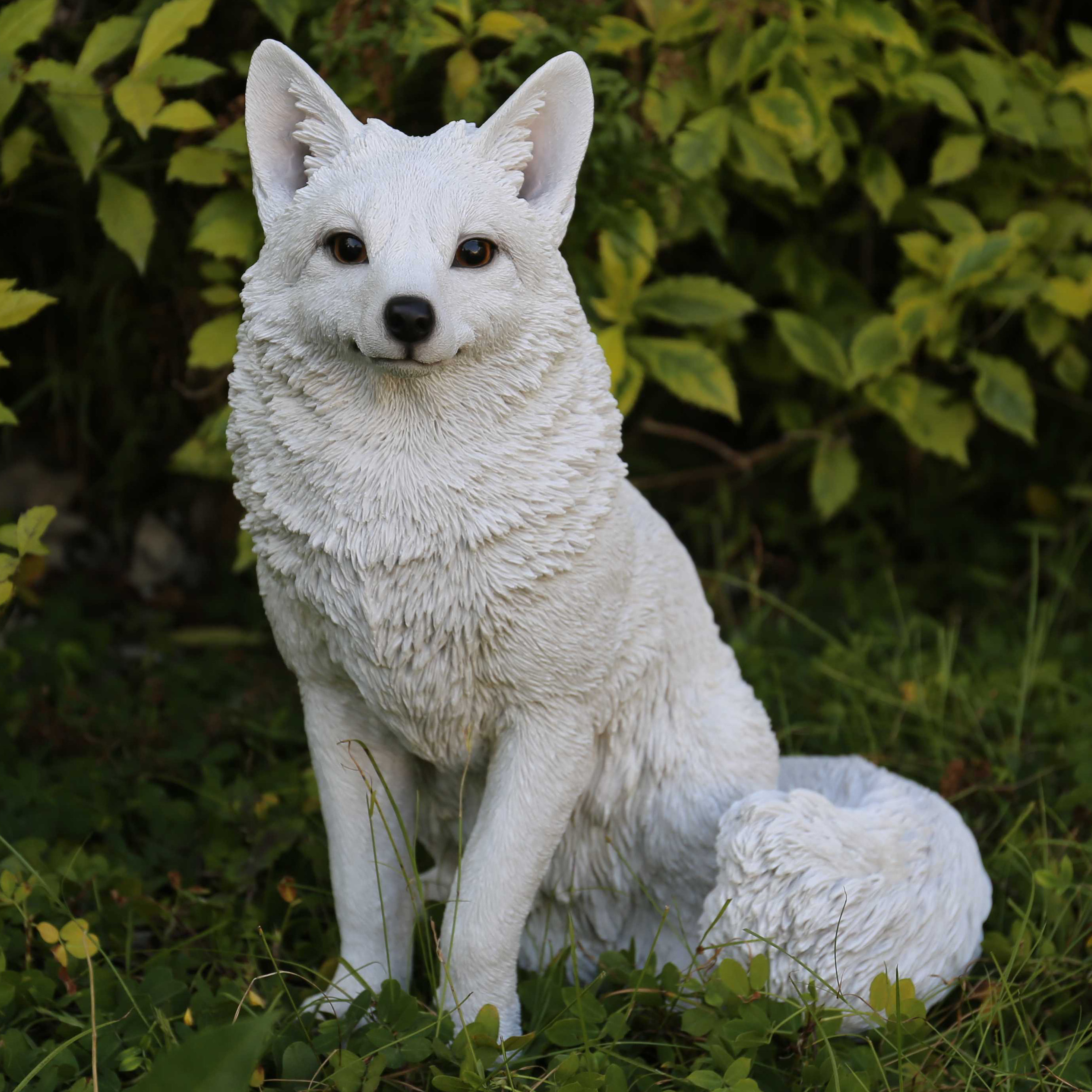Hi-Line Gift Ltd. Snow Fox Statue & Reviews | Wayfair