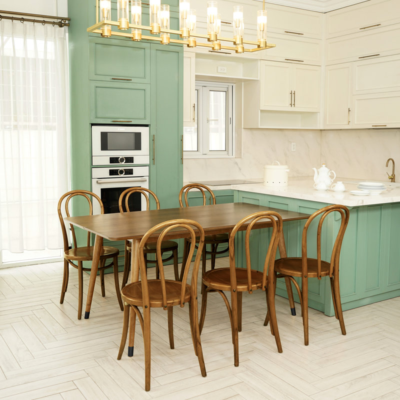 George Oliver Joene Wooden Dining Table & Reviews | Wayfair