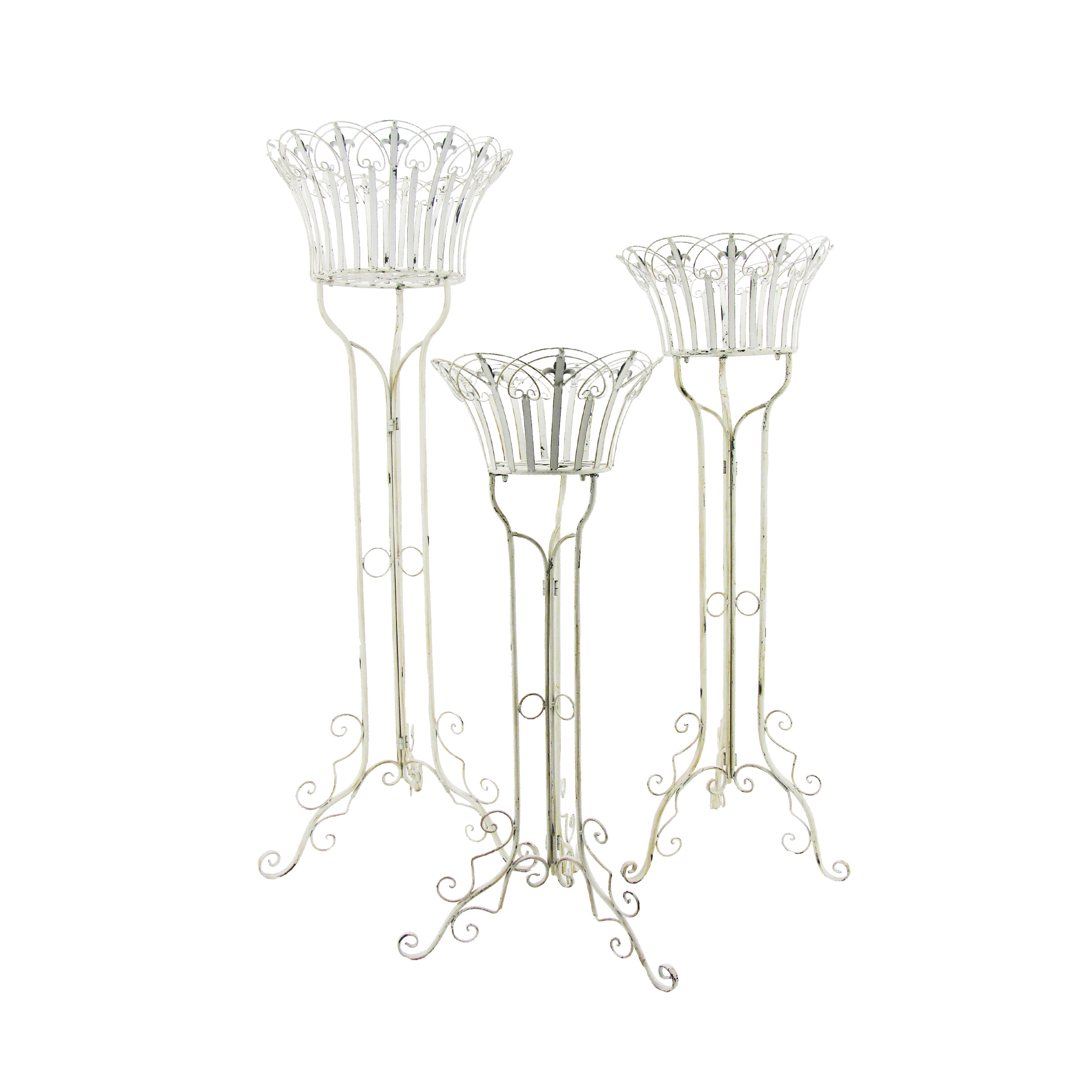 Zaer Ltd International 3 Piece Plant Stand Set | Wayfair