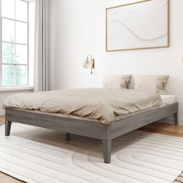 Wade Logan® Arikah Solid Wood Bed & Reviews | Wayfair