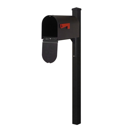 Special Lite Products Steel Post Mounted Mailbox | Wayfair