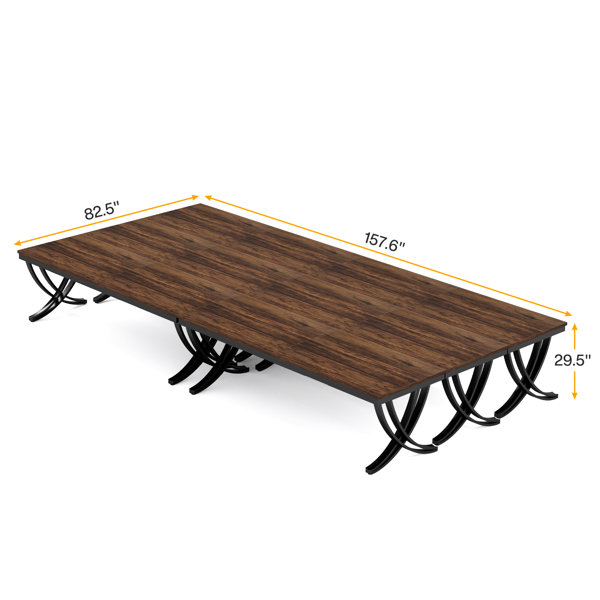 Williston Forge Kathrene 78.74'' Rectangle Conference Table | Wayfair