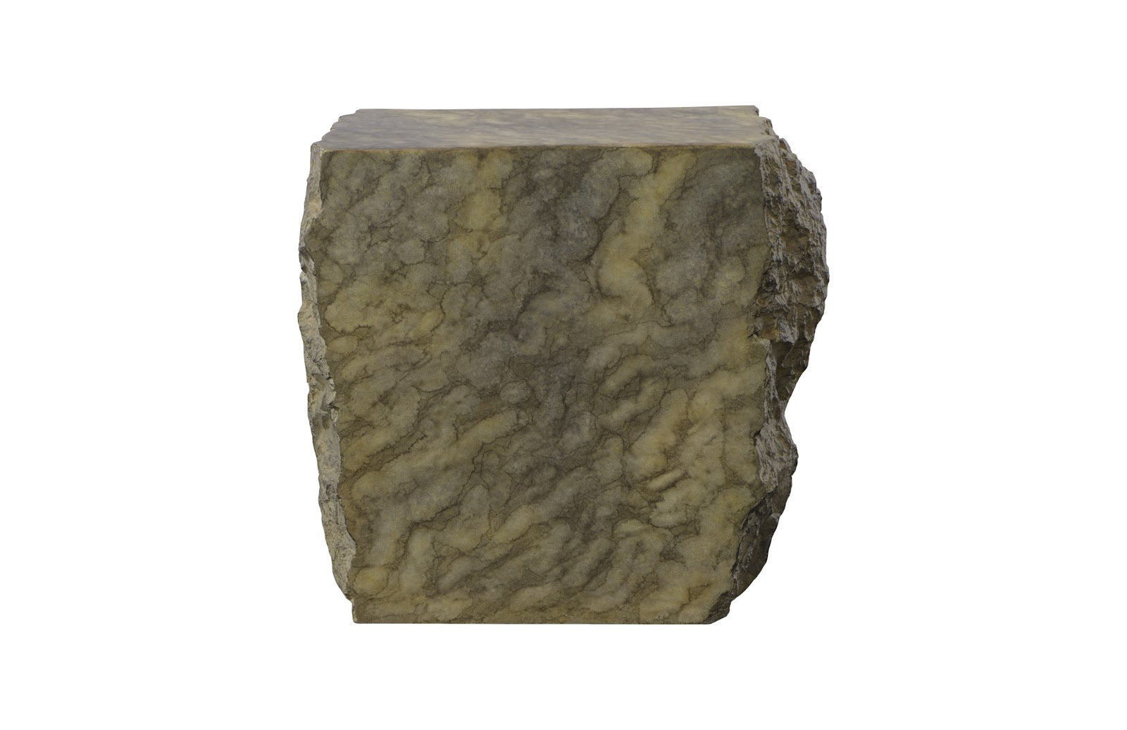 Phillips Collection Cast Marble Stool, Faux Finish | Wayfair