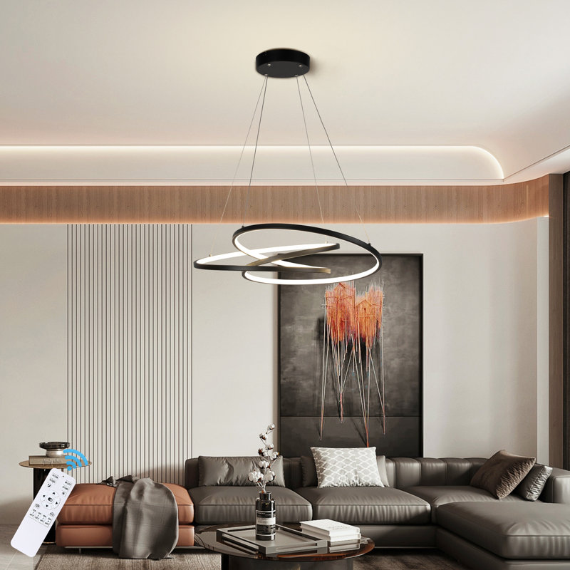 Wrought Studio™ 1 - Light Dimmable Unique/Statement LED Pendant ...