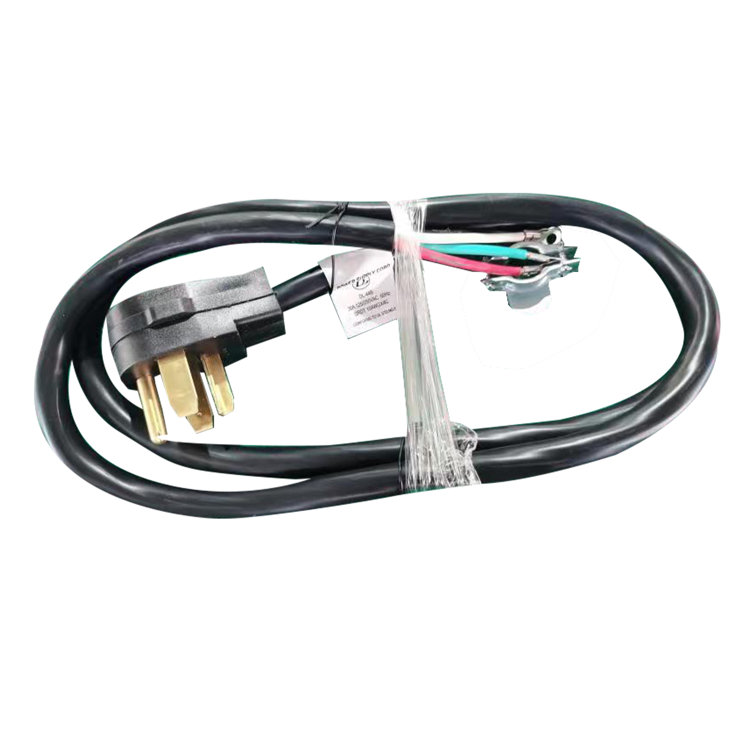 Equator Advanced Appliances 30A 6 ft 4-Prong Dryer Power Cord Black ...