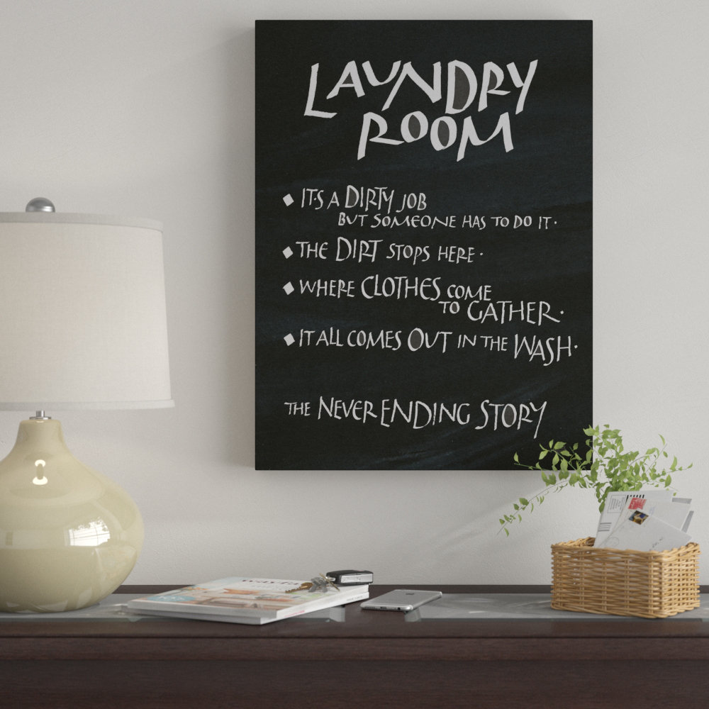 Winston Porter 'Laundry Room Sayings 2' Acrylic Painting Print on ...