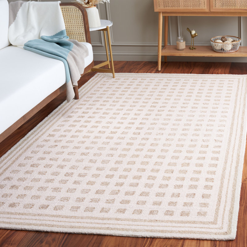Beachcrest Home Ramm Hand Tufted Geometric Rug | Wayfair