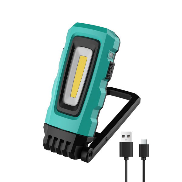 Aurolite Rechargeable LED Work Light, Super Bright Torch With Rotating ...