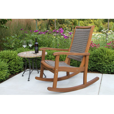 Birch Lane™ Arnot Eucalyptus Outdoor Rocking Chair & Reviews | Wayfair