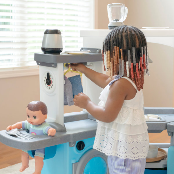 Step2 Cook & Care Corner Kitchens & Nursery Preschool Kitchen Set ...