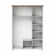 Ebern Designs Moshood 3 Door Manufactured Wood Wardrobe | Wayfair.co.uk