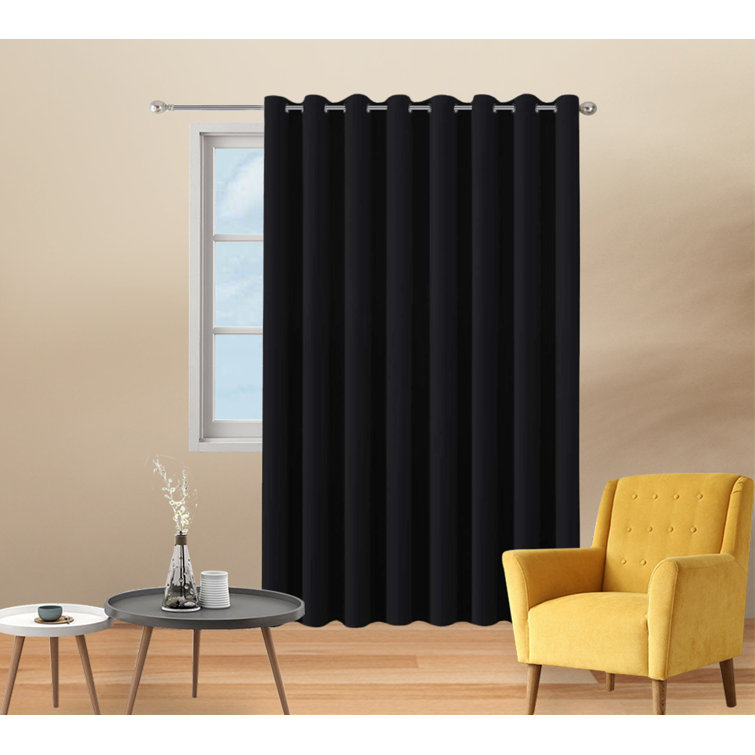 Eider & Ivory™ Macia Microfiber Curtain Panel | Wayfair