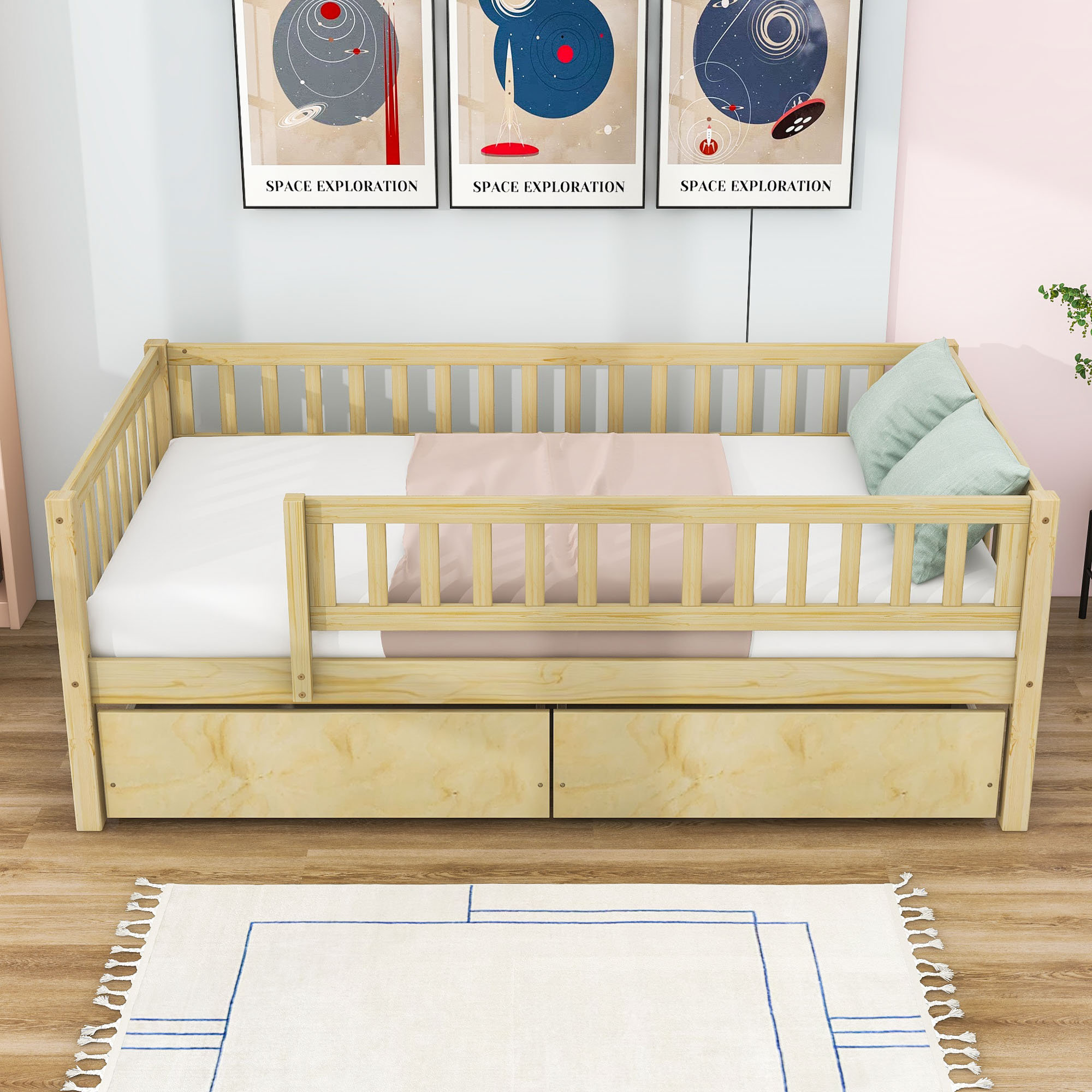 Lark Manor™ Ormond Daybed with Dual Drawers and Slats | Wayfair