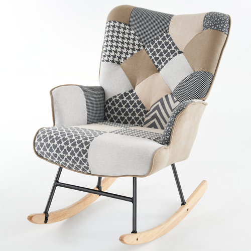 Upholstered Rocking Chairs You'll Love | Wayfair