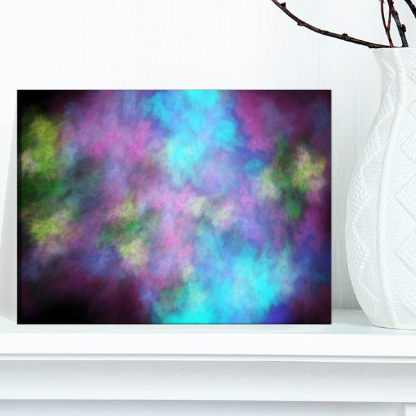 DesignArt Abstract " Perfect Blue Purple Starry Sky " on - Wayfair Canada