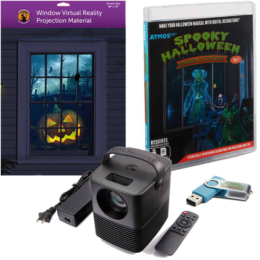 The Holiday Aisle® Spooky Halloween Digital Kit Includes 8 Video ...