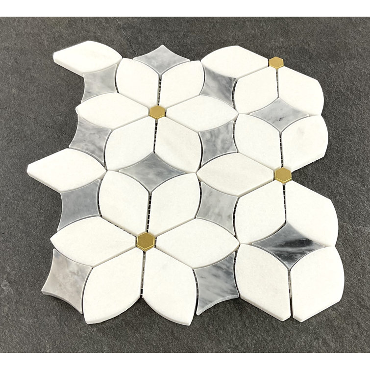 ES Stone Water Jet 6" x 6" Novelty Mosaic Wall & Floor Tile | Wayfair