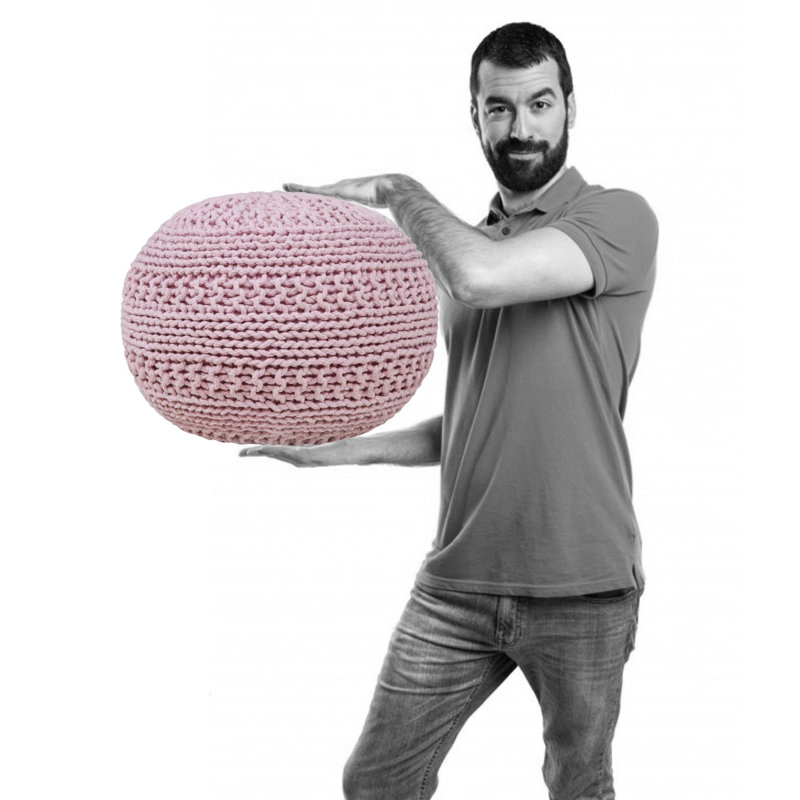 Dakota Fields Telauges Upholstered Pouf & Reviews | Wayfair