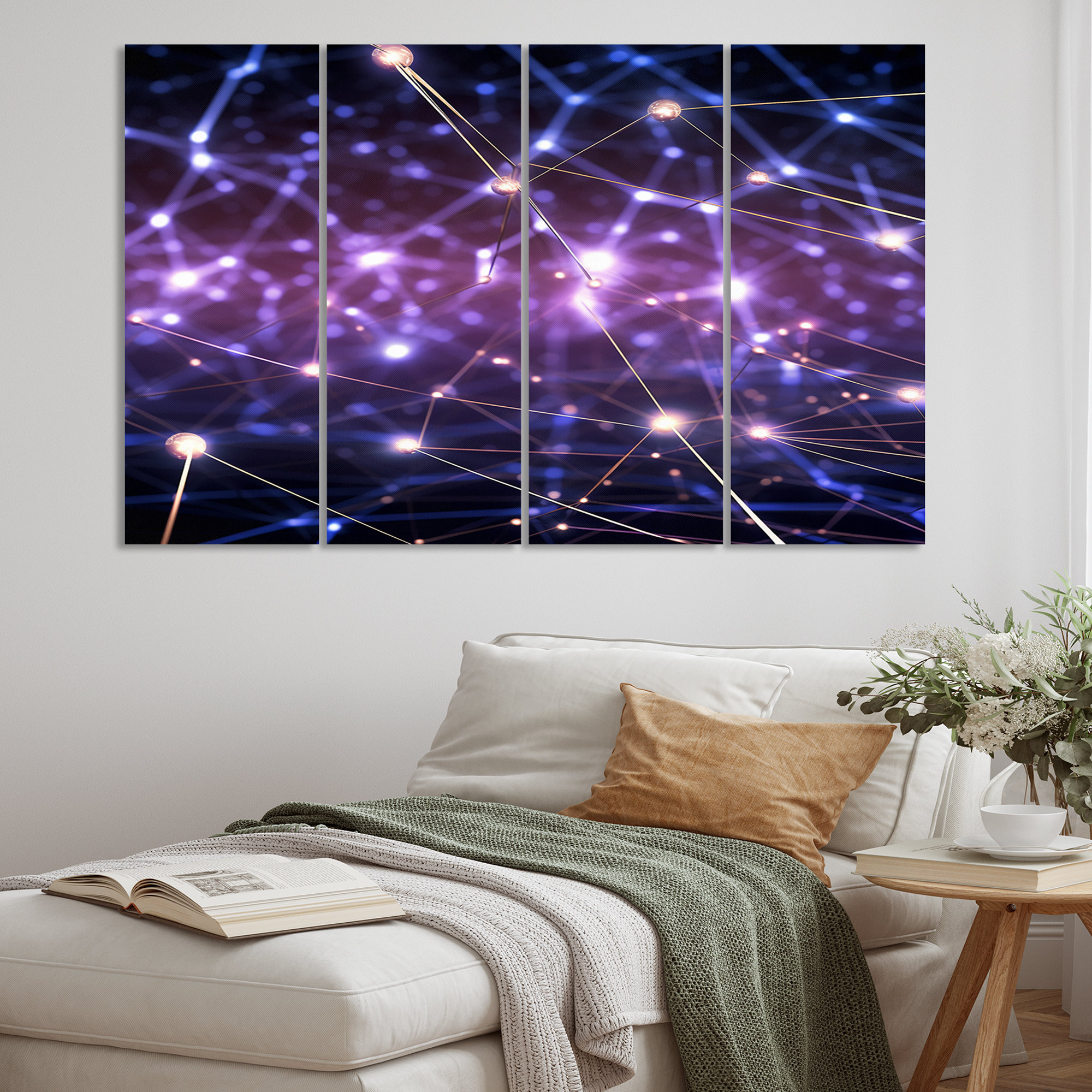 Wrought Studio Jaheer - Fractals Wall Decor - 4 Panels - Wayfair Canada