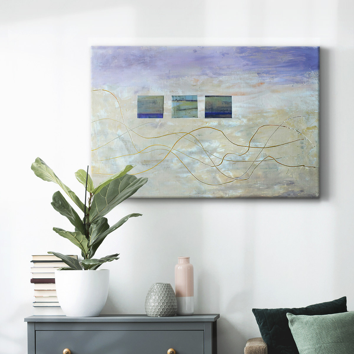 Ivy Bronx String Windows I-Gallery Wrapped Canvas | Wayfair