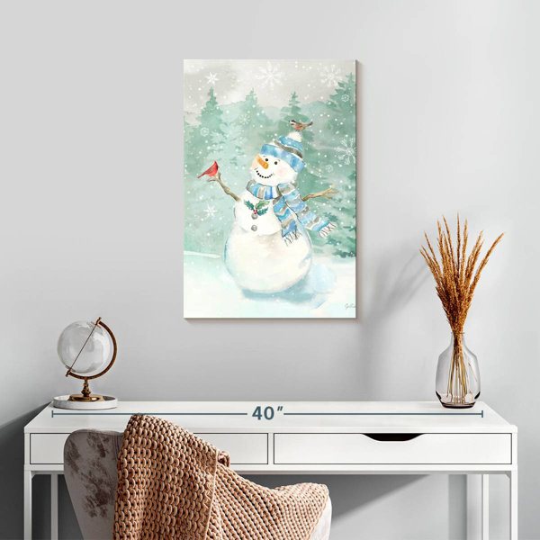 The Holiday Aisle® Lelend Let It Snow Blue Snowman II - Wayfair Canada