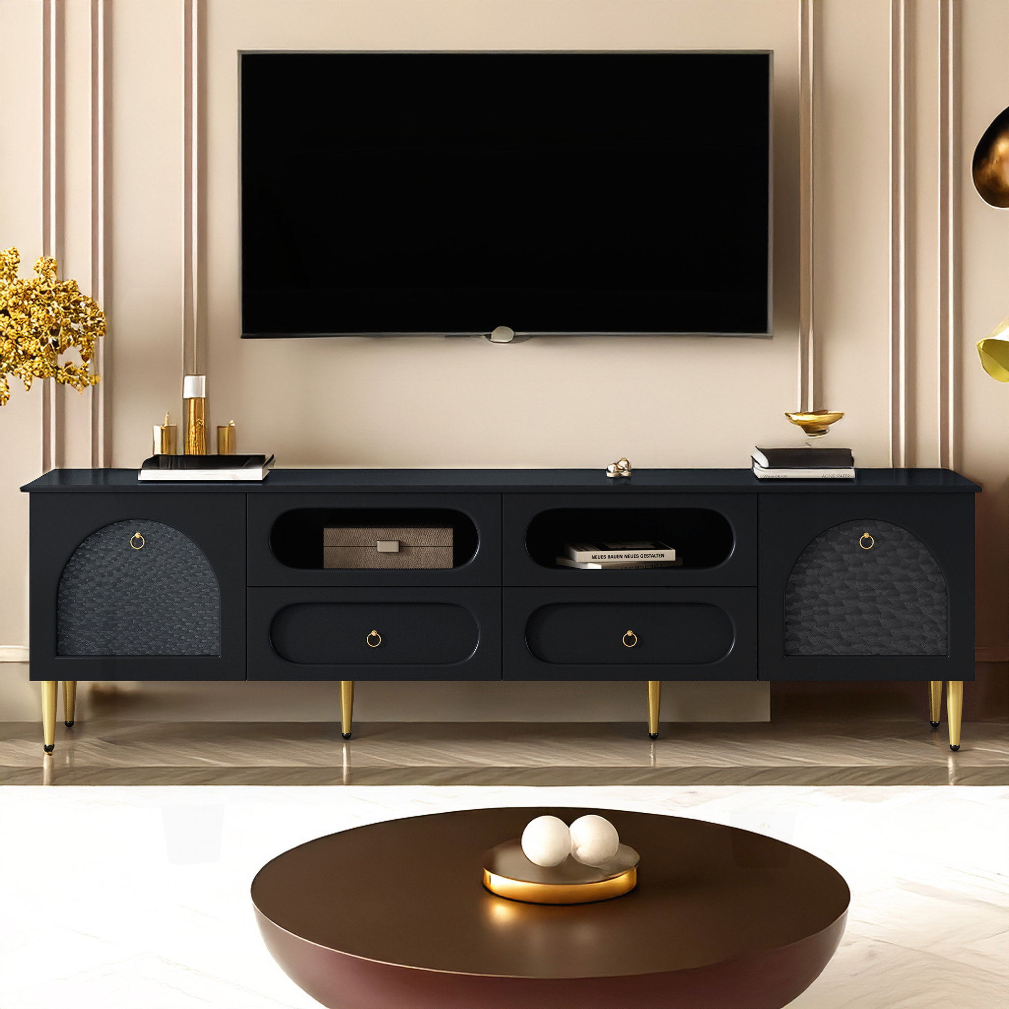 Latitude Run® Charming Retro Dash with Abundant Storage and Stable ...