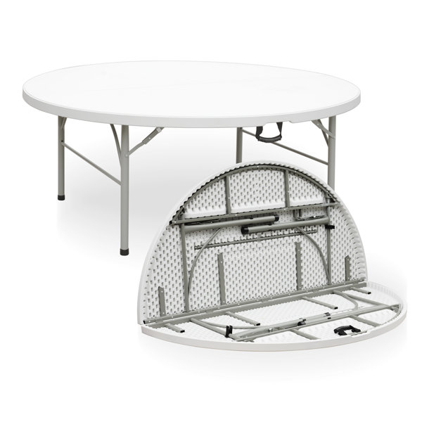 Brosisincorp Heavy Duty 6-foot Banquet Dining Party Event Round White ...
