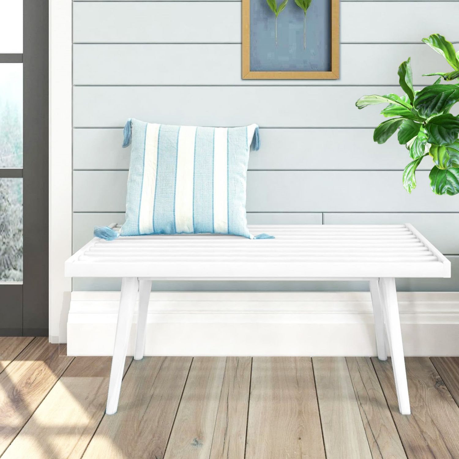 Latitude Run® Tamarea Wood Outdoor Bench | Wayfair