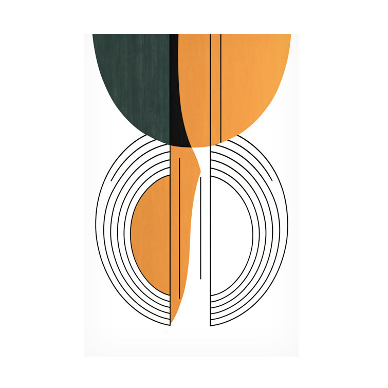 George Oliver Ray Heere Mid Century Abstract Painting 29 Canvas Art ...