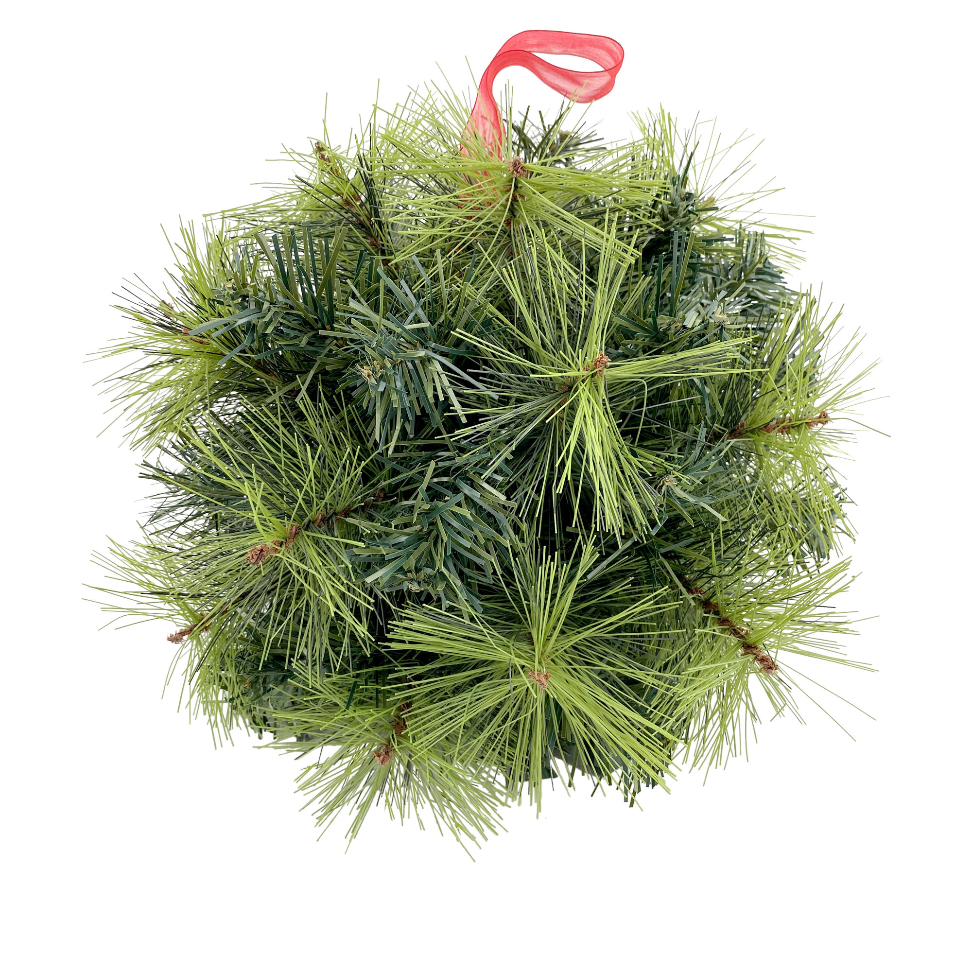 The Holiday Aisle® Christmas Mixed Pine Kissing Ball, Green - Wayfair ...