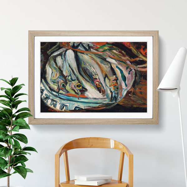East Urban Home Dead Fish by Chaim Soutine - Picture Frame Painting ...