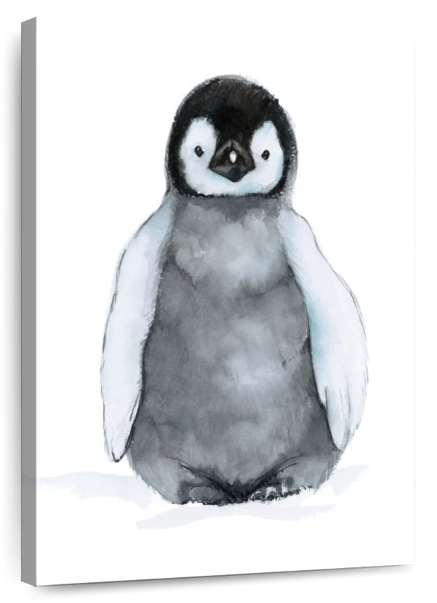 Millwood Pines Baby Penguin Illustration | Wayfair