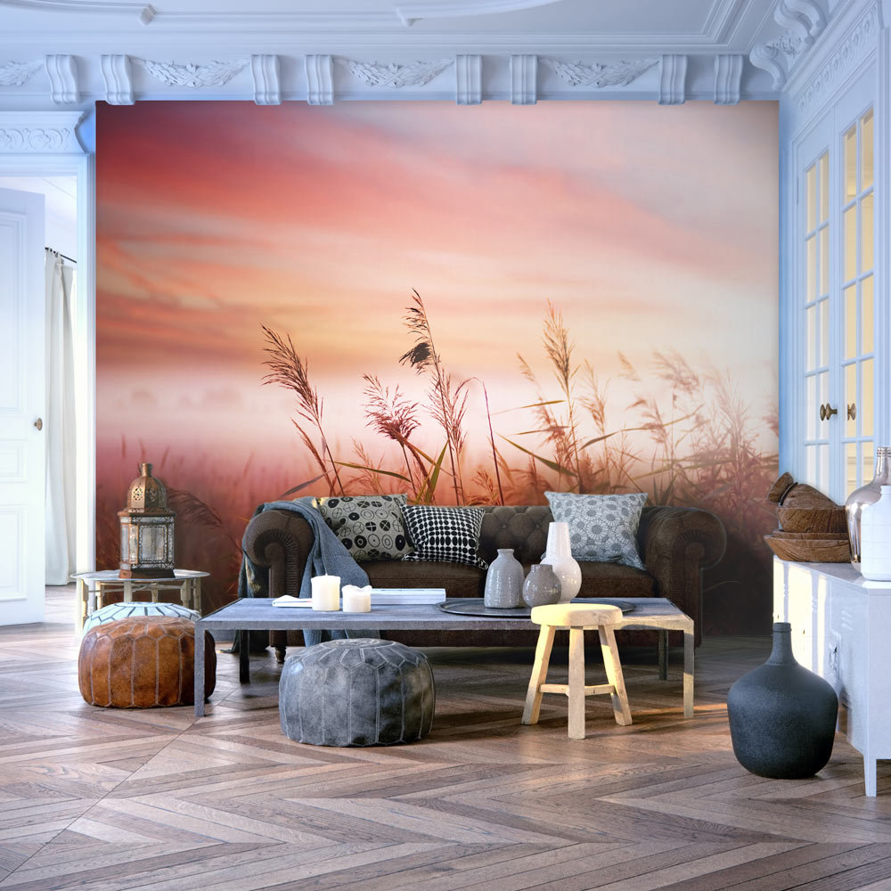 East Urban Home Meadow Awakening Wall Mural | Wayfair