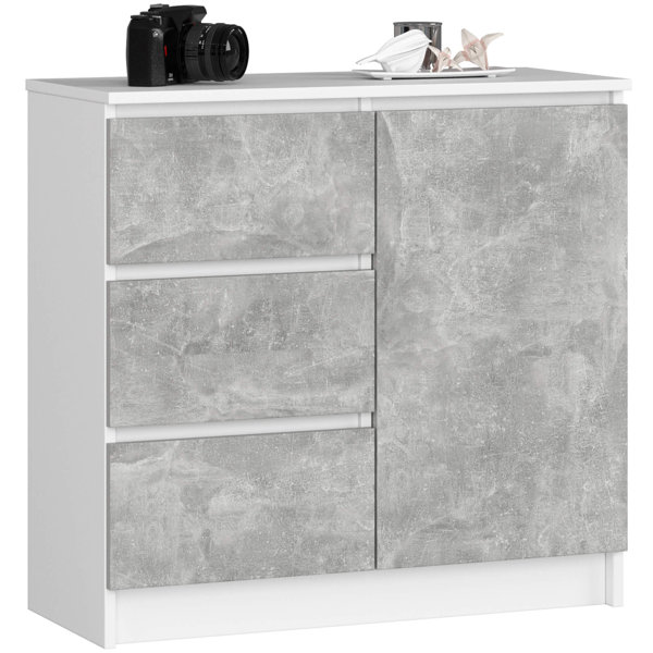 Metro Lane Darsha Particle Board Rectangle Storage Unit Accent Chest ...