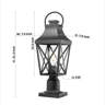Winston Porter Outdoor Post Light Fixture - Weatherproof Pier Mount ...
