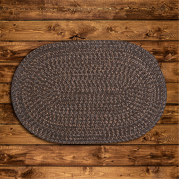 Loon Peak® Abey Wool Blend Reversible Area Rug - Bark Brown & Reviews ...