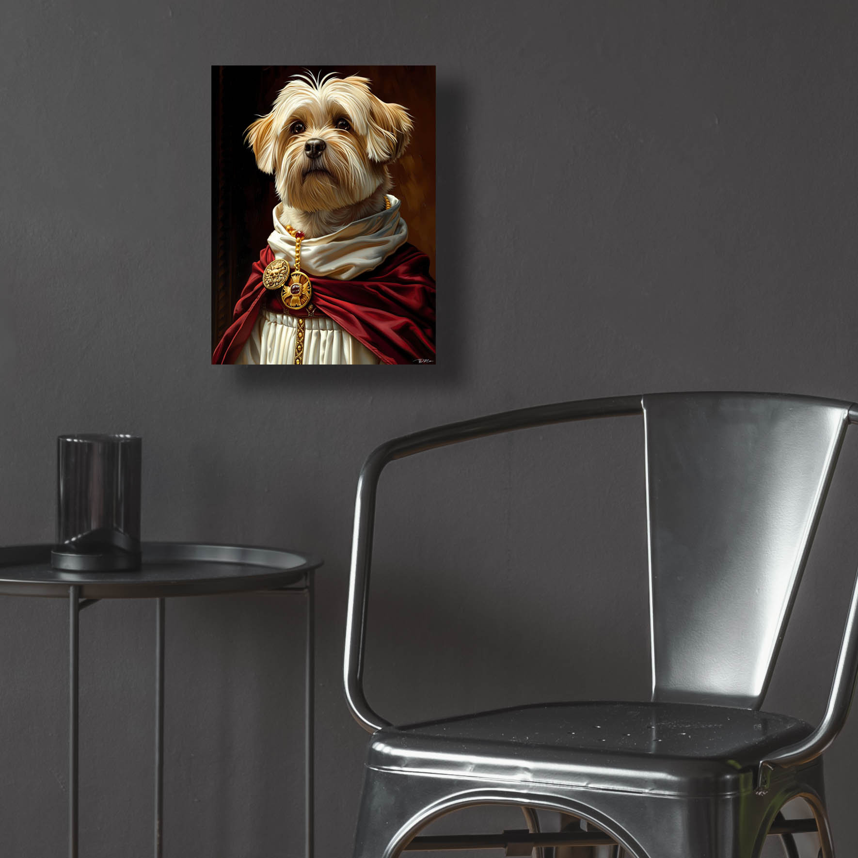 Trinx Eclectic Maltese Portrait' by Momart Acrylic Glass Wall Art ...