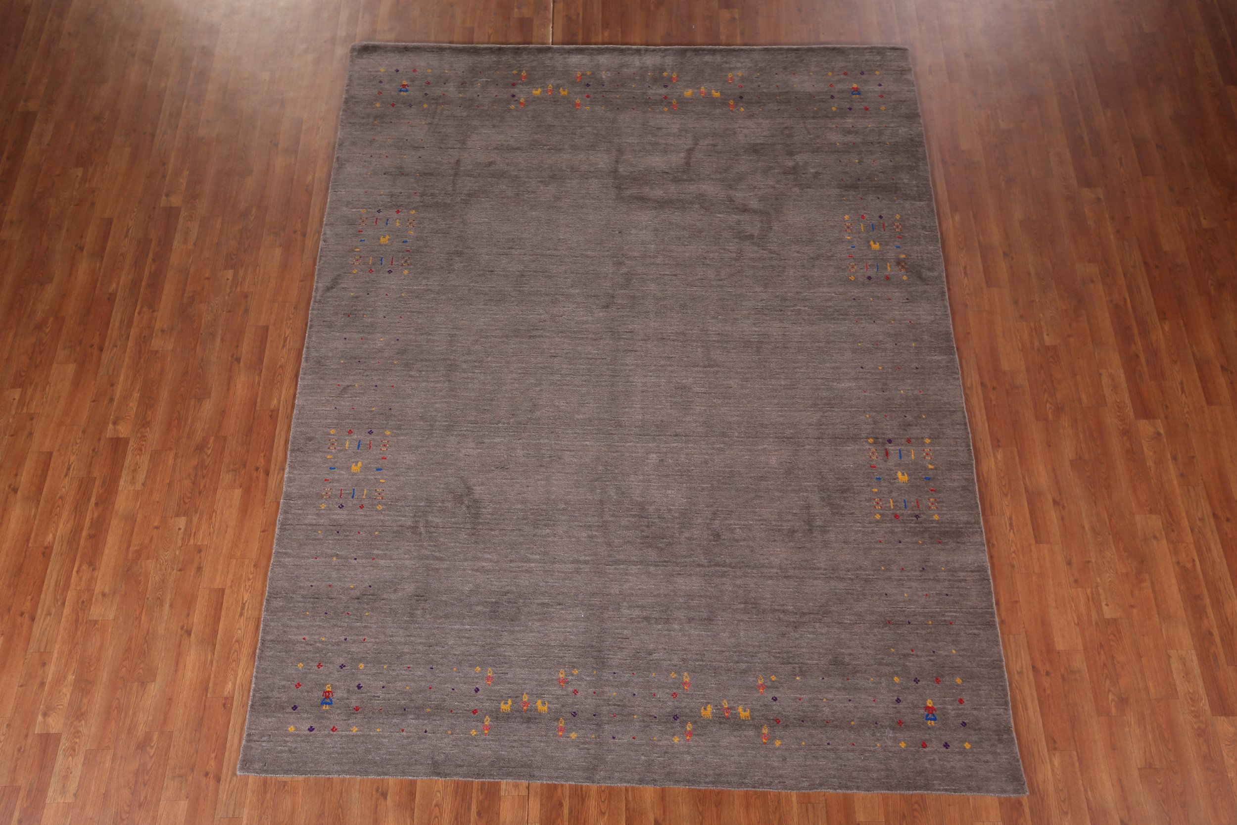 Isabelline Handmade Gabbeh Oriental Area Rug 8x10 | Wayfair
