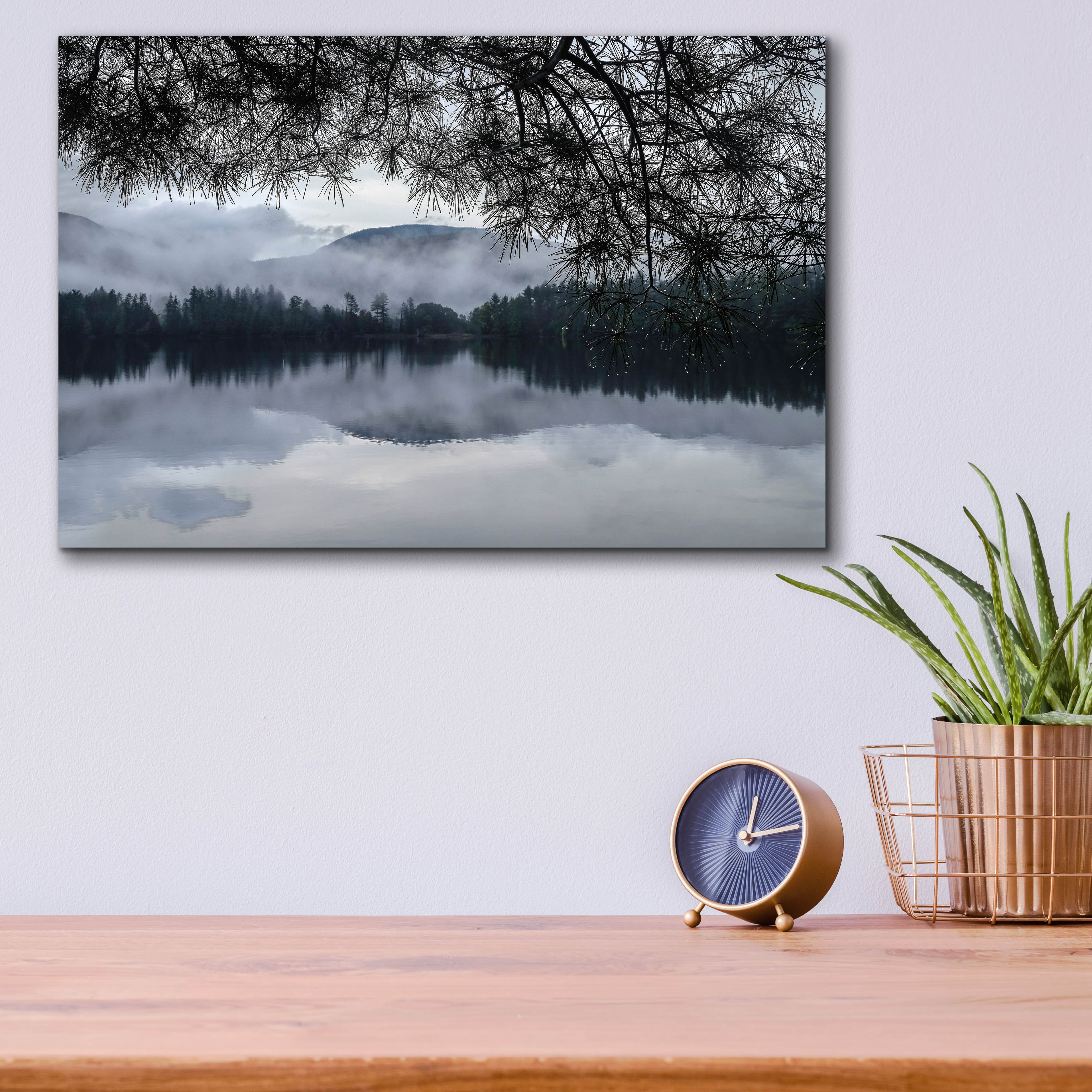 Millwood Pines Rainy Day Cooper Lake' by Kelly Sinclair, Acrylic Glass ...