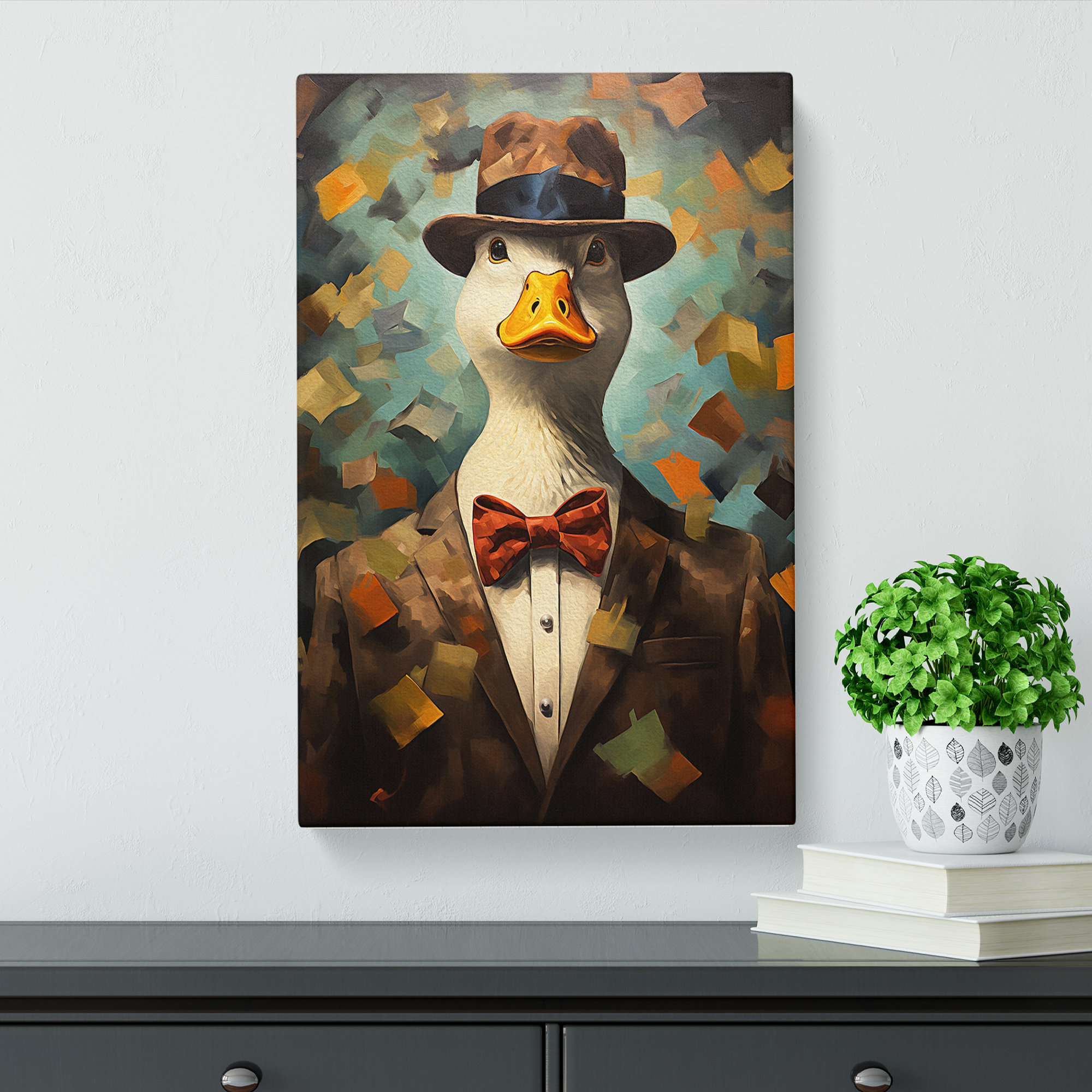 Happy Larry Duck Dadaism Art | Wayfair.co.uk
