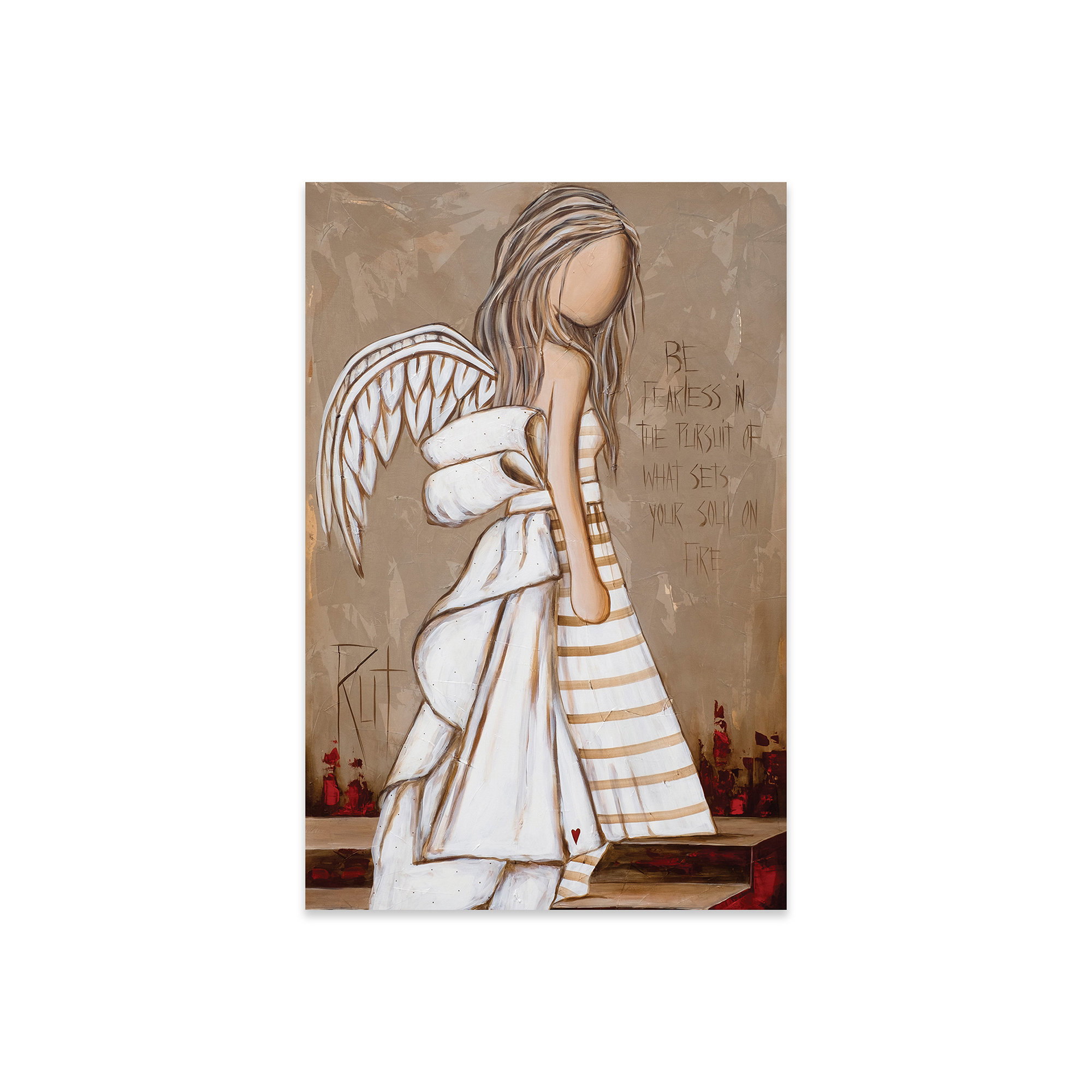 Trinx " Be Fearless " by Ruth's Angels | Wayfair