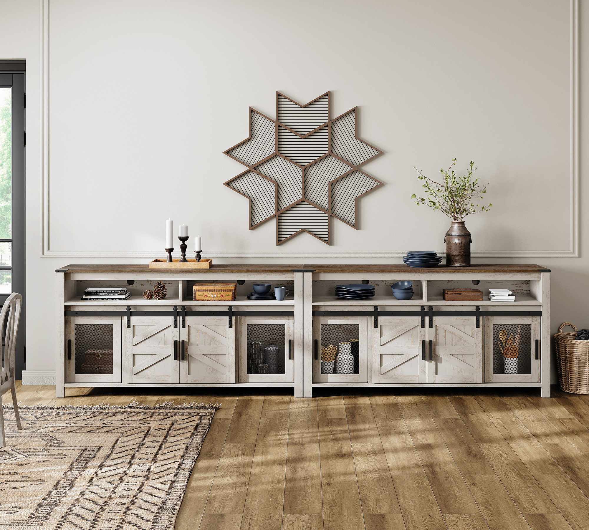 August Grove® 118“ High TV Stand | Wayfair