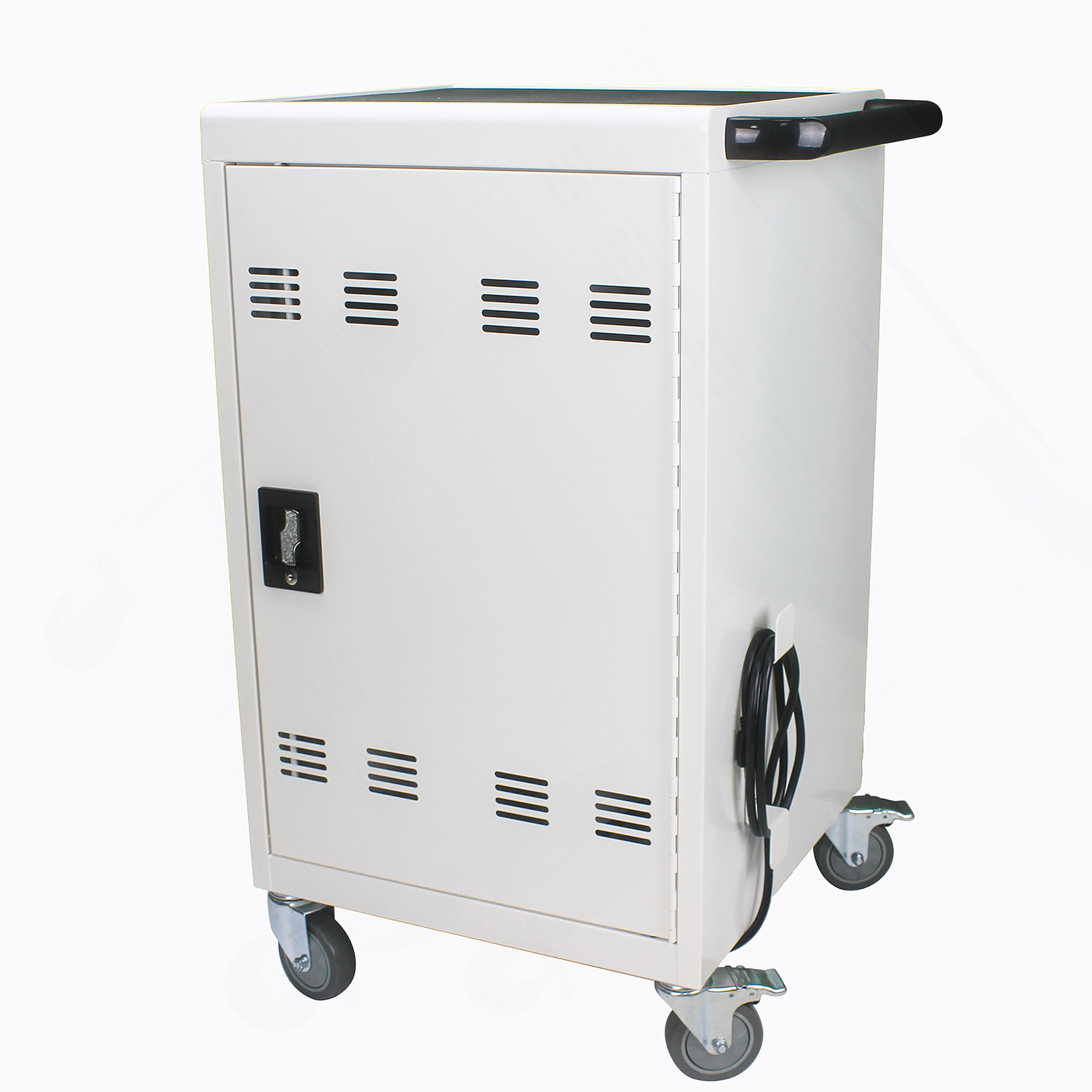 Brayden Studio® Mobile Charging Cart And Cabinet Tablets Laptops | Wayfair